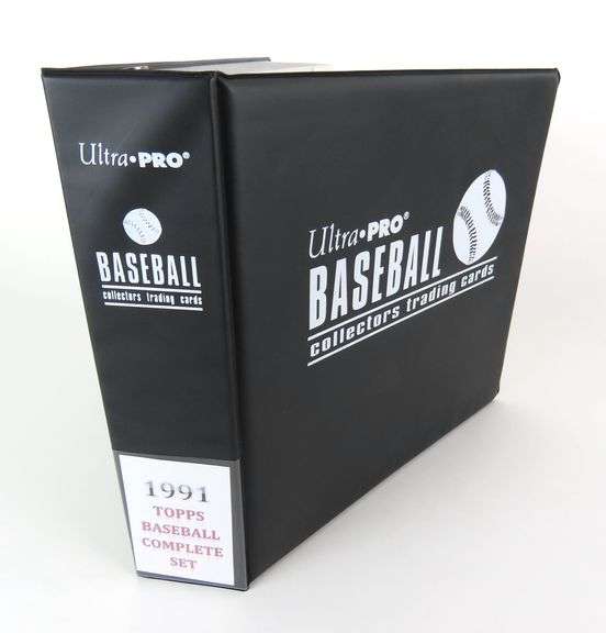 1991 Topps Baseball Card Complete Set in Ultra Pro Binder - GC5 Auctions