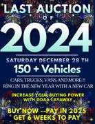 December 28th Auto Auction - Greater Detroit Auto Auction