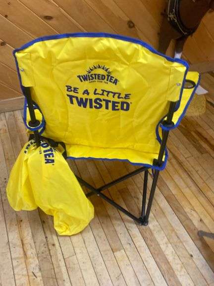 Twisted Tea tailgate chair - Gregg Auctions