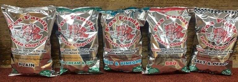 Fox Family Chips- Variety Flavors - Gregg Auctions