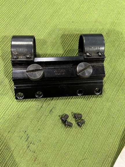 Weaver -Scope Side Mount #1 with all mounting screws - Gregg Auctions