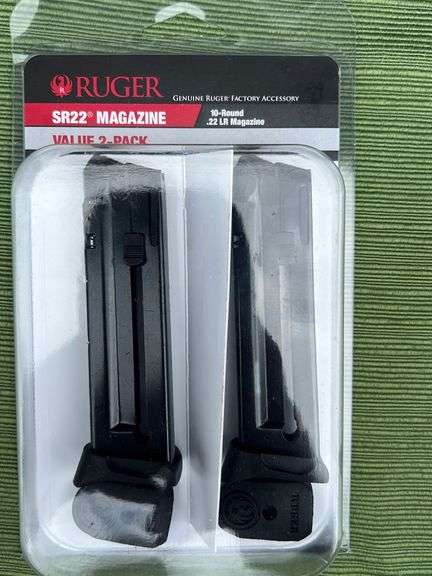 Ruger Double Pack Sr 22 Magazines Gregg Auctions