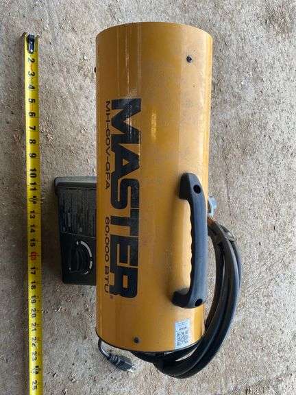 Master 60000btu propane heater - Gregg Auctions