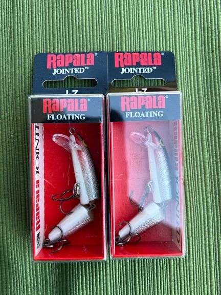 Rapala- Jointed Model J-7 Silver Broken Back Lure - Gregg Auctions