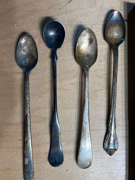 Vintage Silver Baby Spoons - Plated - Gregg Auctions