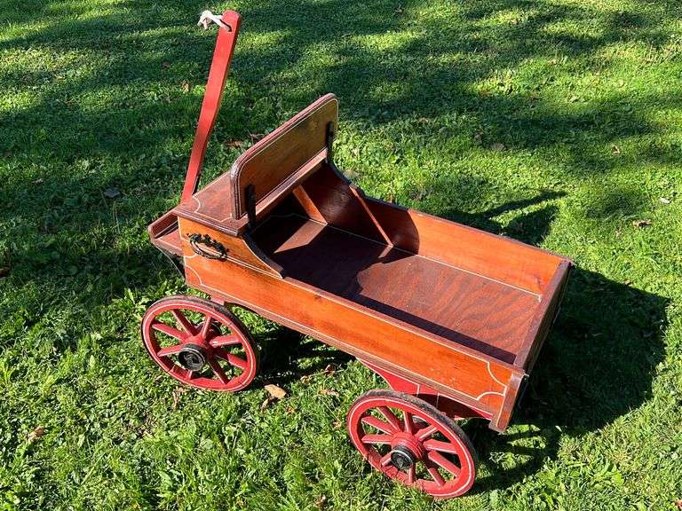 Minature Steel Wheel Wagon - Gregg Auctions