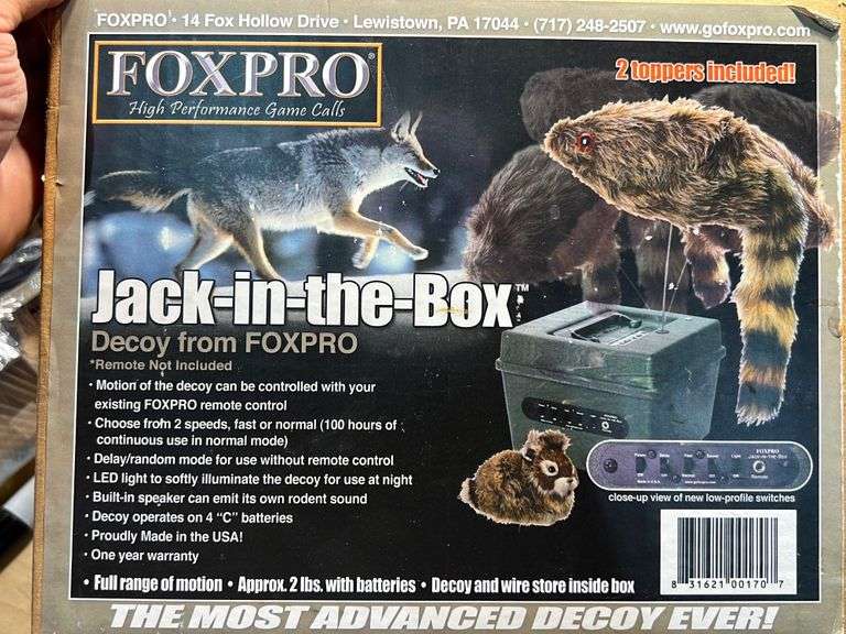 FOX PRO Jack in The Box - Gregg Auctions