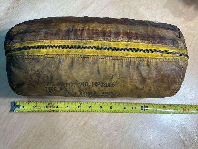 Military Life Raft 1954 - Never Opened - Gregg Auctions