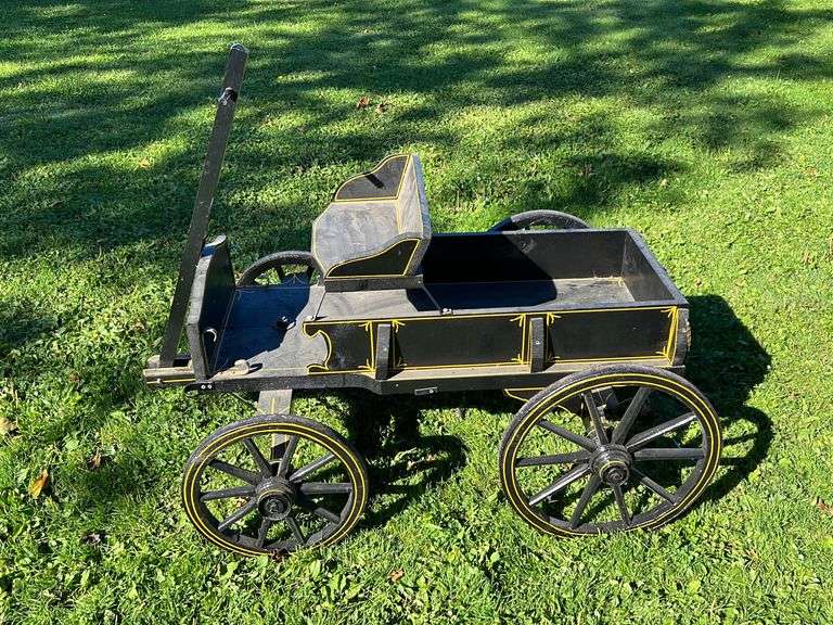 Minature Steel Wheel Wagon - Gregg Auctions