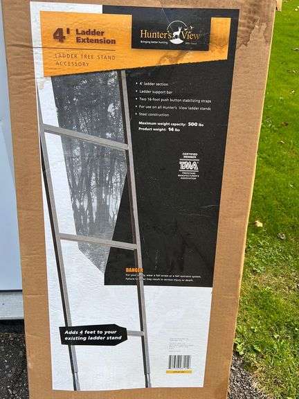 Hunters View 4’ Ladder Extension - New in Box - Gregg Auctions