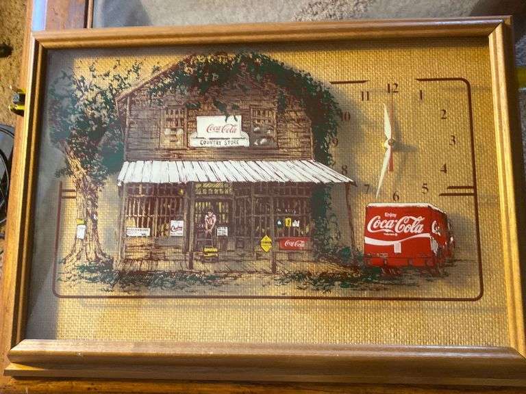 Coca-Cola country store clock - Gregg Auctions