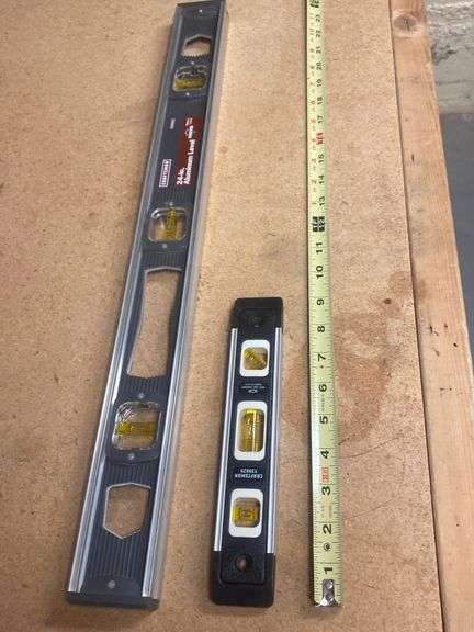 Craftsman levels - Gregg Auctions