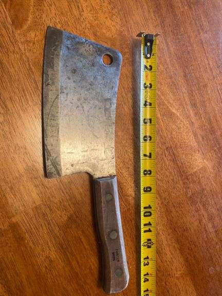 Foster bros. Meat cleaver - Gregg Auctions
