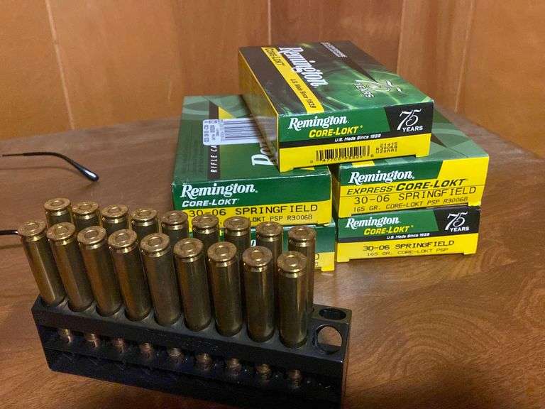 30-06 bullets- 132 rounds - Gregg Auctions