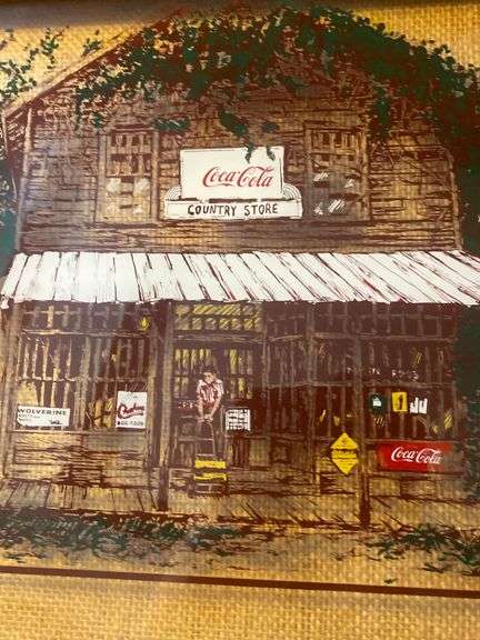 Coca-Cola country store clock - Gregg Auctions