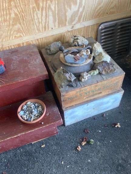 Rocks, crate + - Gregg Auctions