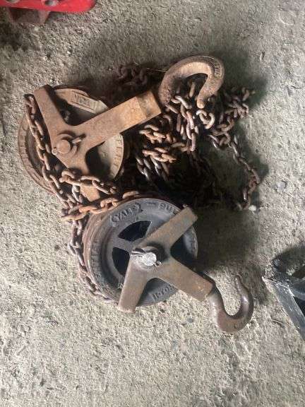 Yale 1 ton chain fall - Gregg Auctions