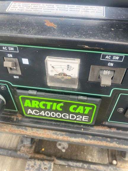 Arctic cat generator - Gregg Auctions