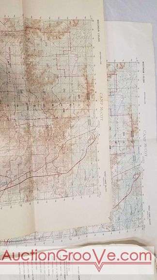 Camp McCoy Maps prepared by the US Army Topography Command 1970, two ...