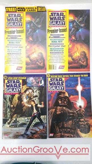 Star Wars magazines with two premier issues and two Star Wars Galaxy ...