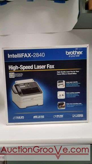 Brother IntelliFax 2840. High-speed laser fax machine. up to 20 Page ...
