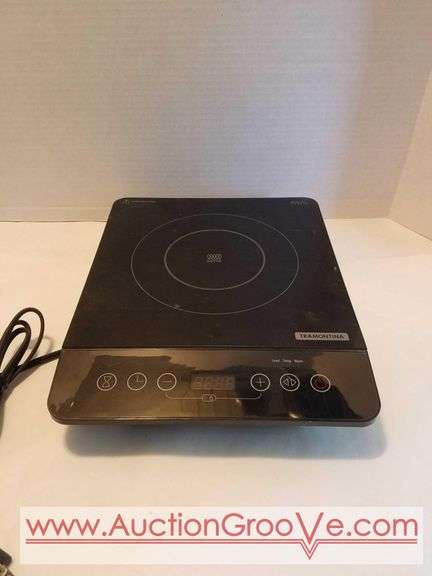 Tramontina induction cooker by intertek. Model 81500 / 100. 1500 watt ...