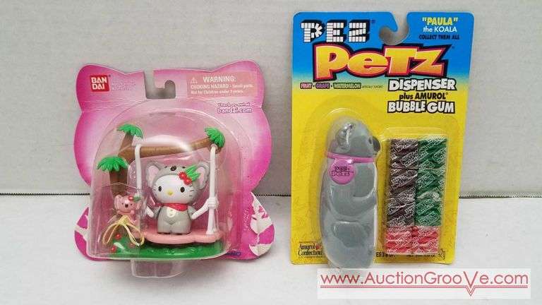 Ban Dai Hello Kitty Koala and Pez petz Paula the Koala. LR ...