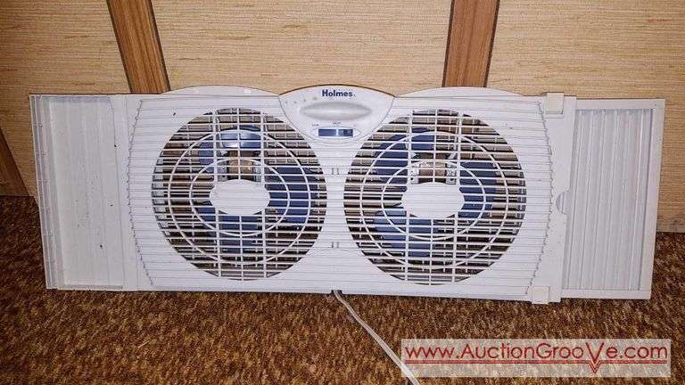 Holmes window fan. Has two settings low and high. Plugged in and works ...