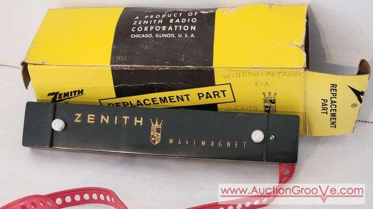 Zenith Wavemagnet window antenna for Zenith Transoceanic Radio Receiver ...