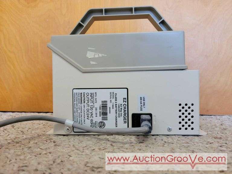 EZ Charger. Class 2 battery Charger. Model 11860. Serial number 26000 ...
