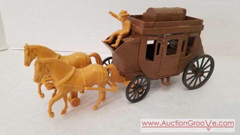 Stagecoach by Processed Plastic Company Montgomery Illinois, #7665. Toy ...