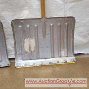 Four heavy duty metal l Shovels. Three 18" and one 30" Yo-Ho and ...