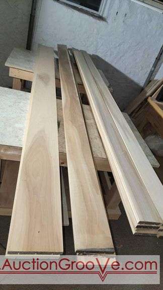 Full 3/4 inch Planed Maple lumber with grooves cut on back. TWO pieces ...