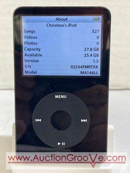 Pair of iPods. iPod Classic 5th Gen model A1136 30gb and a iPod Nano ...