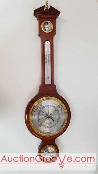 Howard Miller Thermometer, Barometer, Hygrometer Banjo Weather Station ...