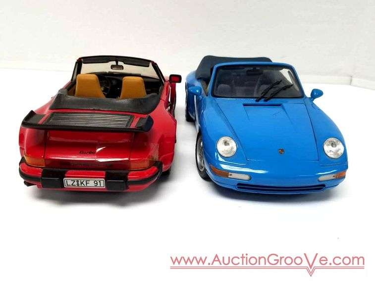Maisto Porsche 911, and Revell Porsche 930 diecast 1/18th scale models ...