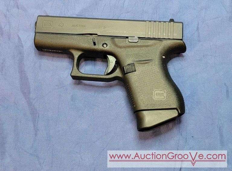 GLOCK 43 Single Stack 9mm Semi-Automatic Pistol with Striker Fired ...