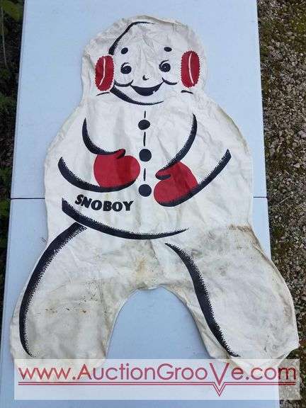 Snoboy vintage inflatable, - AuctionGrooVe.com 608-792-2437