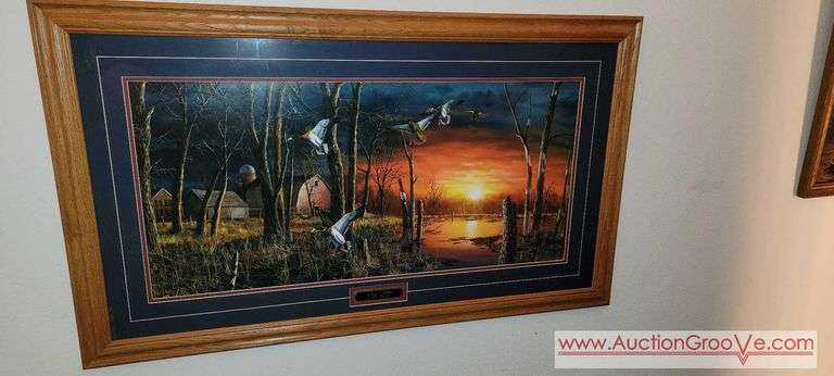 Autumn Visitors Limited Edition Framed and Matted Wildlife Print by ...