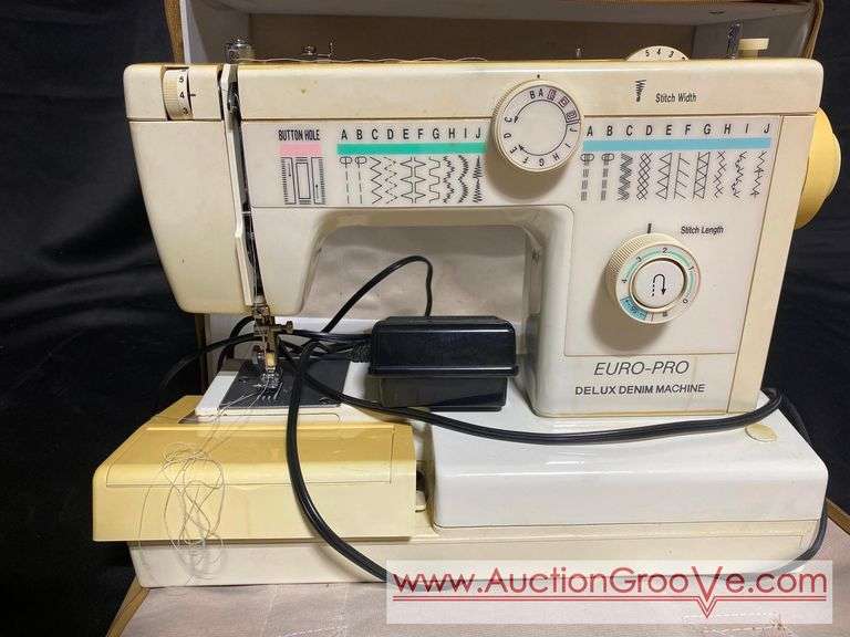 Euro-Pro 1262 Sewing Machine - Includes case, foot pedal. Designed for ...