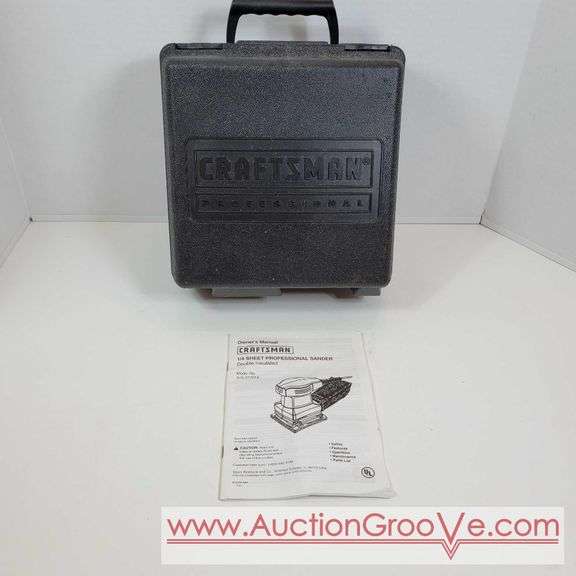 Craftsman 1/4 sheet professional sander double insulated. BB ...