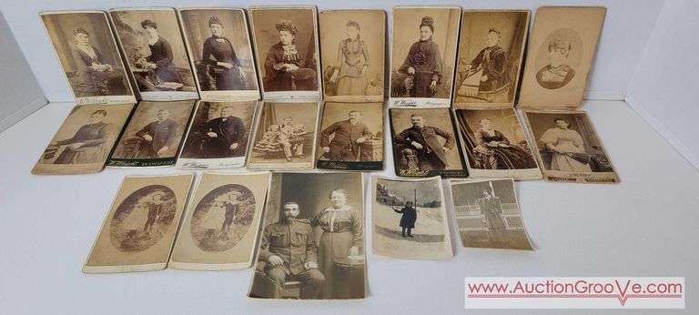 Antique Cabinet Cards from London and a few photos. Some have ...