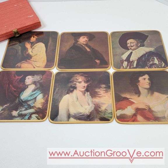 Win-El-Ware. Made in England. Famous Portrait Coasters. 6 x 6. Mrs ...