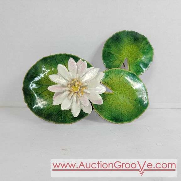 Hand Made Bovano of Cheshire. Lily pads. Metal art. 8.5 x 4. B3 ...