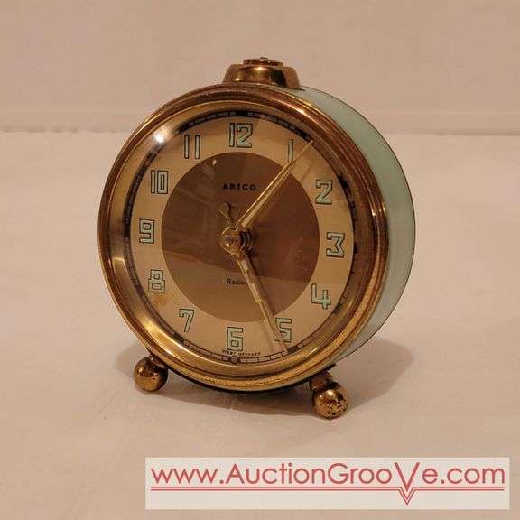Artco Radium Clock. West Germany. CB - AuctionGrooVe.com 608-792-2437