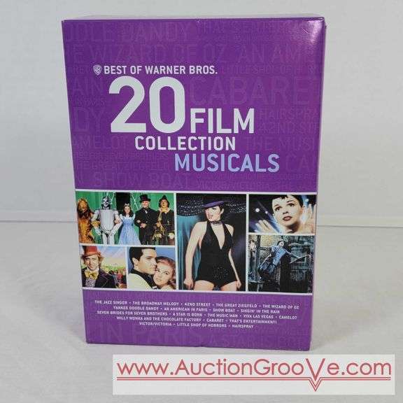 Best of Warner Bros 20 Film Collection Musical DVDs. B2 - AuctionGrooVe.com 608-792-2437