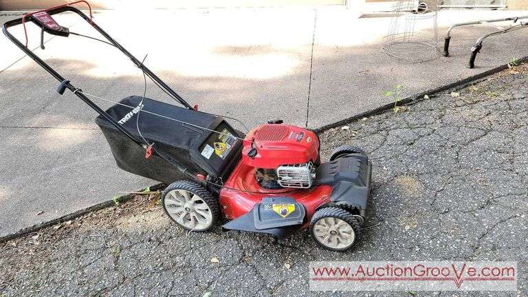 Troy Built 21 in Self Propelled Mulch, Side Discharge, and Rear Bag ...