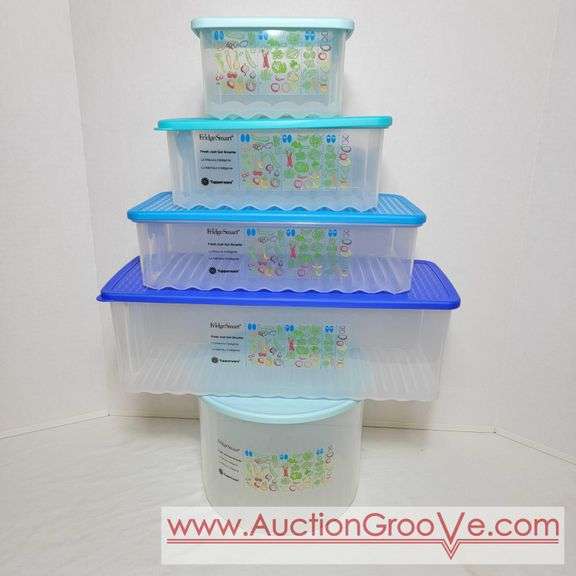 Tupperware FridgeSmart Containers. All Appear Unused. Smallest 1 Liter ...