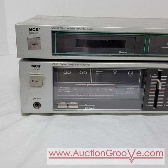 MSC Quartz Synthesized AM/FM Tuner and MSC 2250 Stereo Intergrated ...