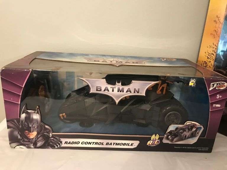 Action Cape Batman & Tyco RC Batman Radio Control Batmobile - Haney ...